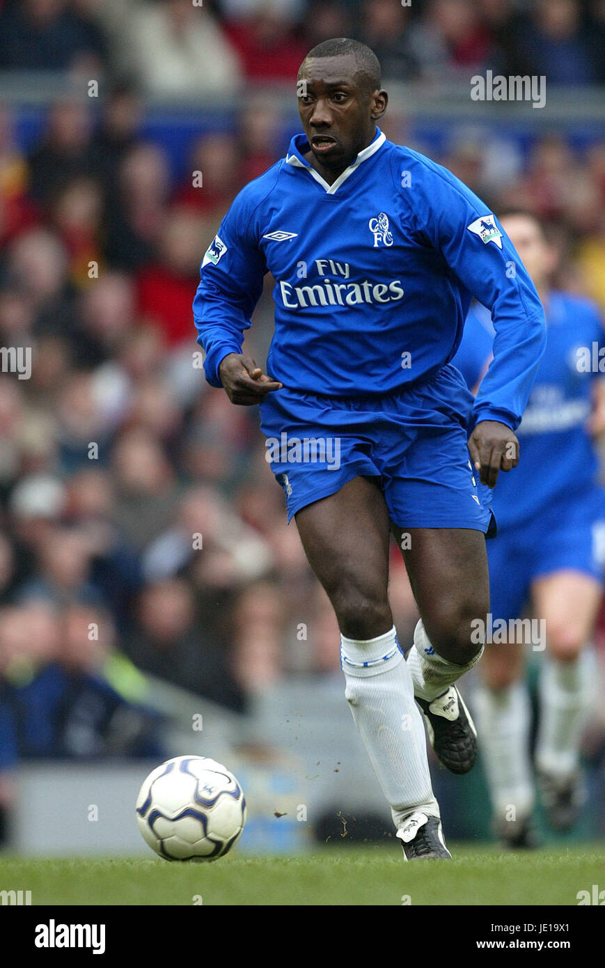 JIMMY FLOYD HASSELBAINK CHELSEA FC ANFIELD LIVERPOOL 24 March 2002 ...