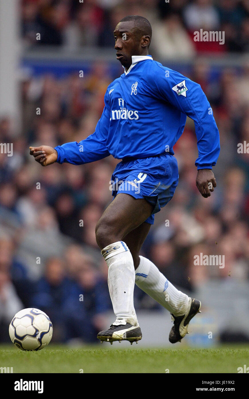 JIMMY FLOYD HASSELBAINK CHELSEA FC ANFIELD LIVERPOOL 24 March 2002 ...