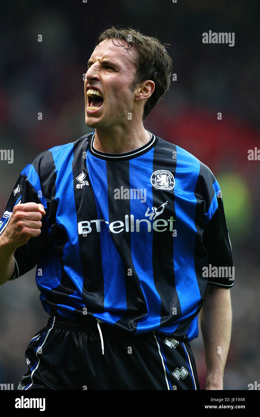 GARETH SOUTHGATE MIDDLESBROUGH FC OLD TRAFFORD MANCHESTER 23 March 2002 ...