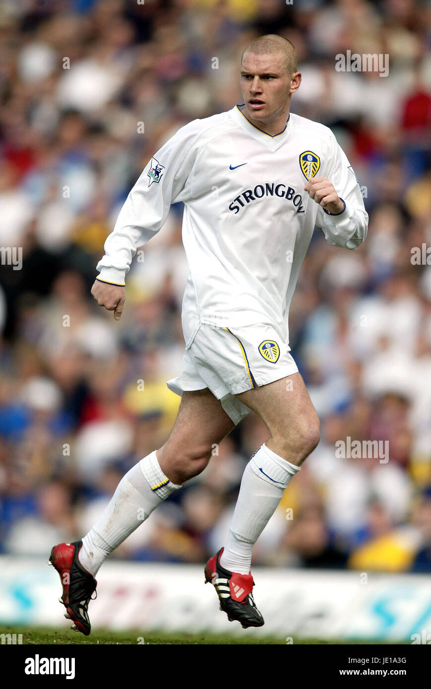 SETH JOHNSON LEEDS UNITED FC ELLAND ROAD LEEDS 30 March 2002 Stock ...