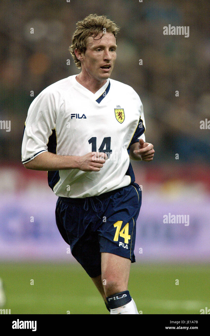 SCOT GEMMILL SCOTLAND & EVERTON FC STADE FRANCE PARIS 27 March 2002 ...