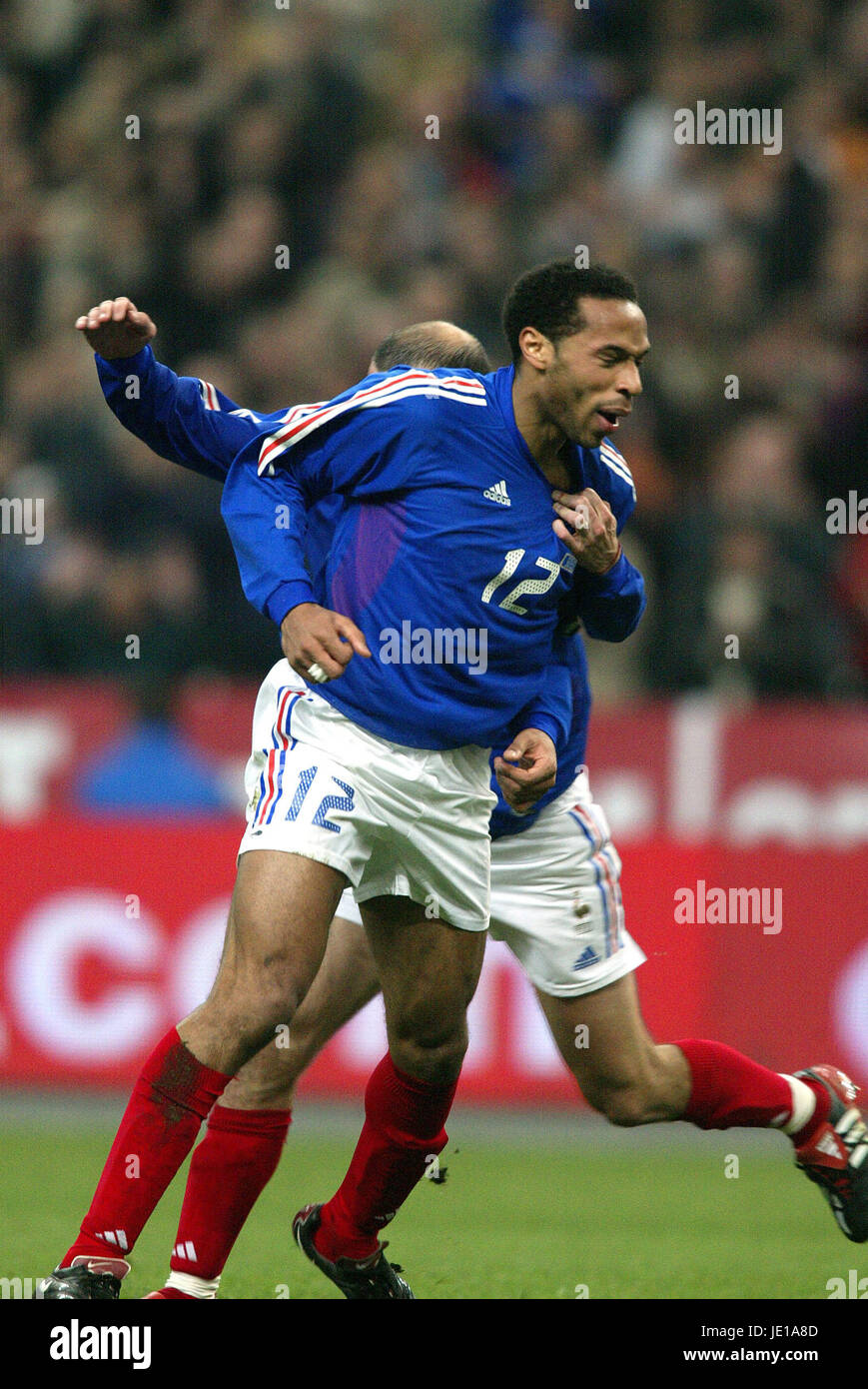 THIERRY HENRY ZINEDINE ZIDANE FRANCE V SCOTLAND STADE FRANCE PARIS 27 ...