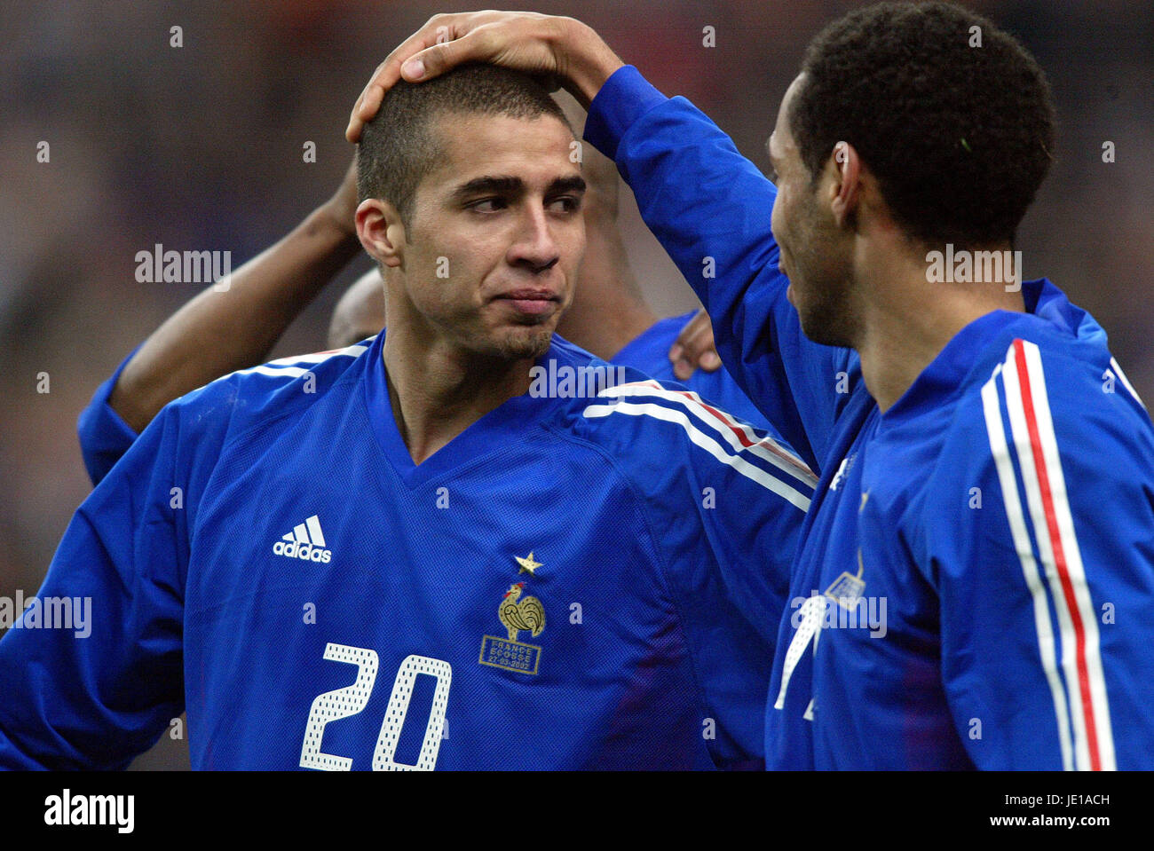 DAVID TREZEGUET THIERRY HENRY FRANCE V SCOTLAND STADE FRANCE PARIS 27 ...