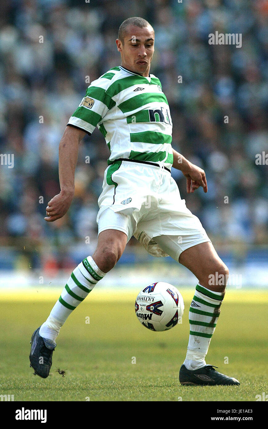 HENRIK LARSSON GLASGOW CELTIC FC CELTIC PARK GLASGOW 06 April 2002 ...