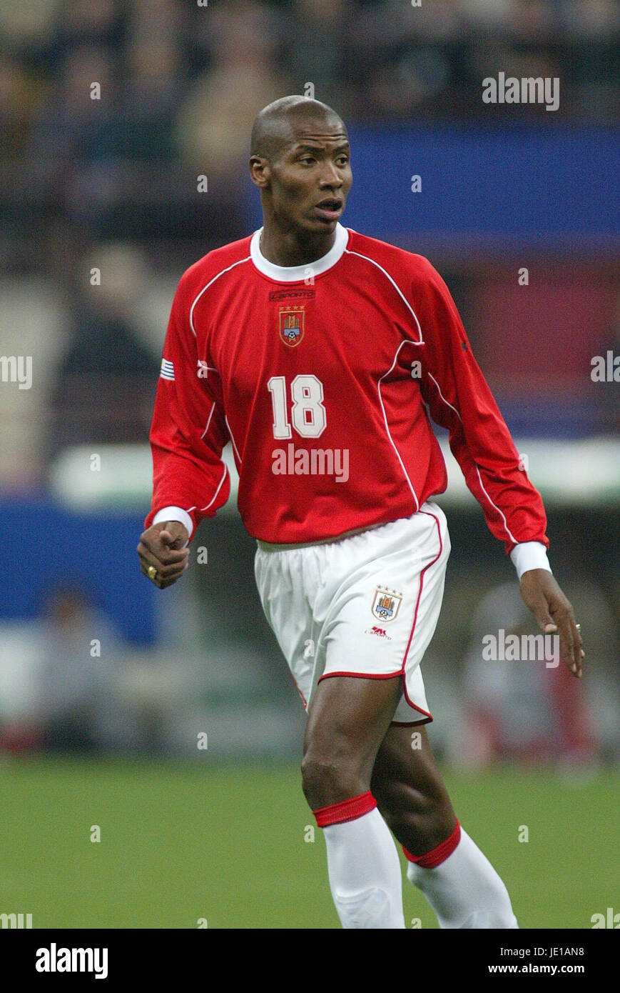 RICHARD MORALES URUGUAY MILAN MILAN ITALY 17 April 2002 Stock Photo - Alamy