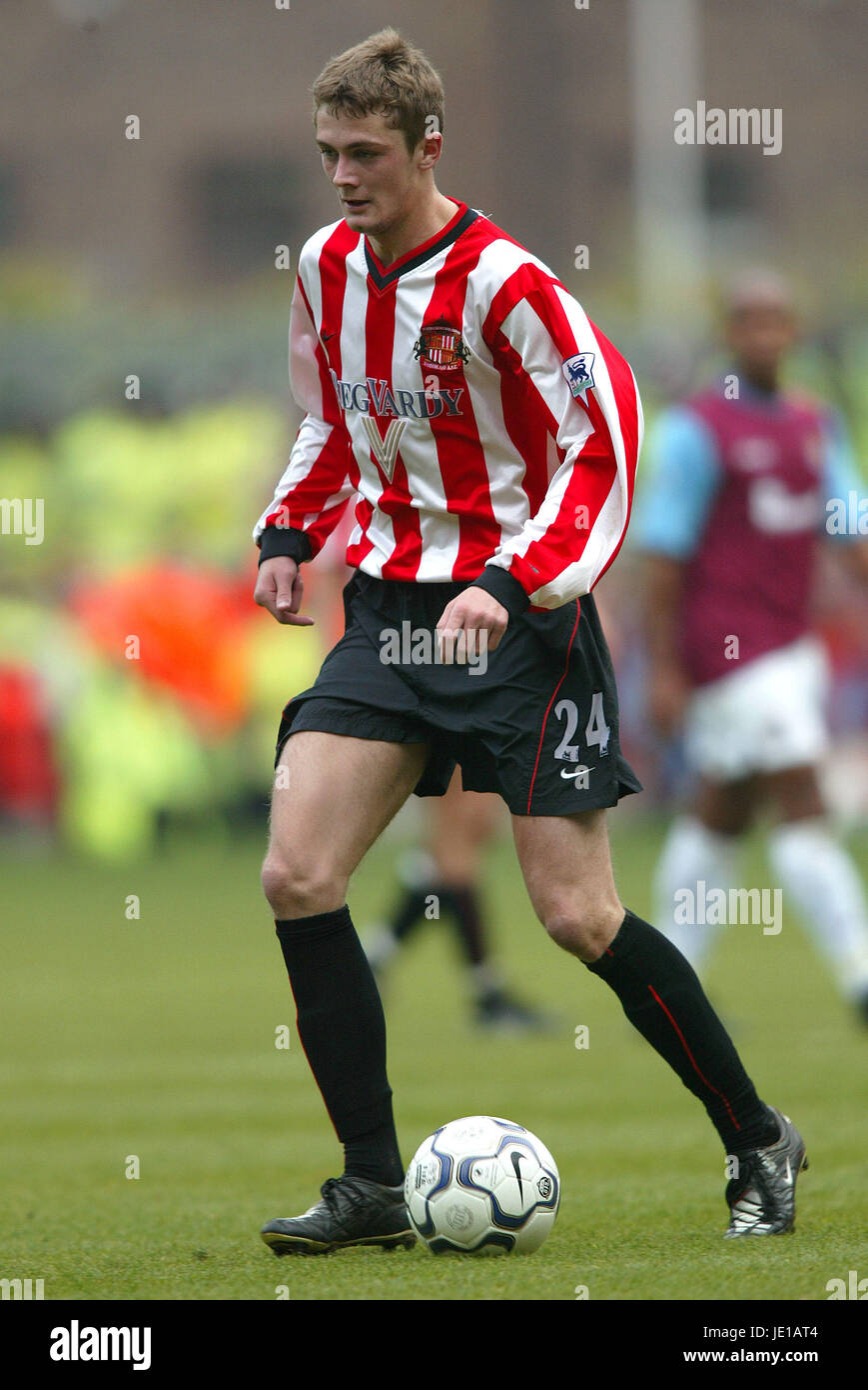GEORGE MCCARTNEY SUNDERLAND FC UPTON PARK WEST HAM LONDON ENGLAND 20 ...