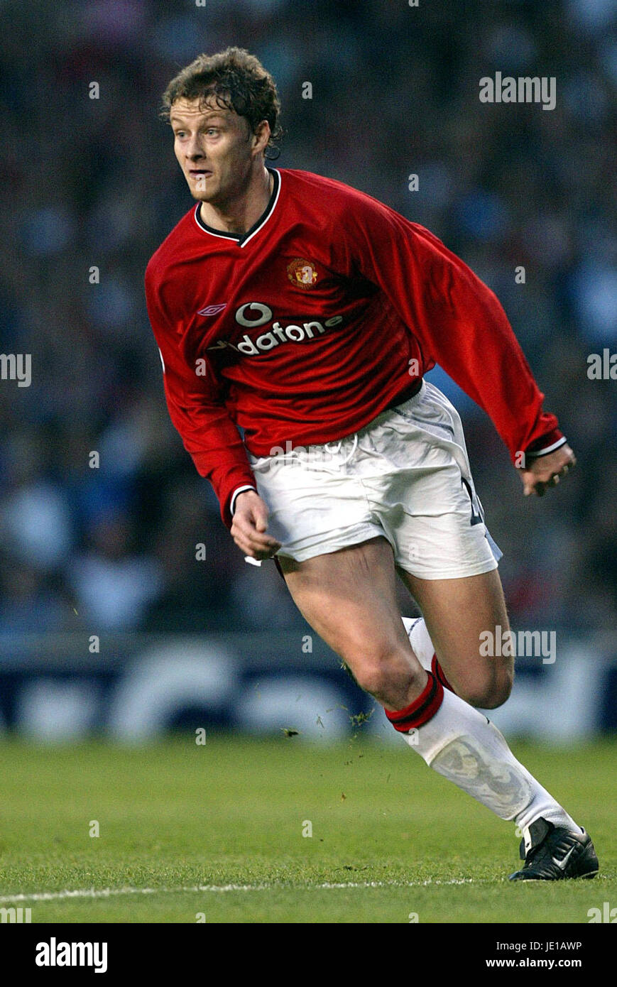 Old trafford ole gunnar solskjaer hi-res stock photography and images ...