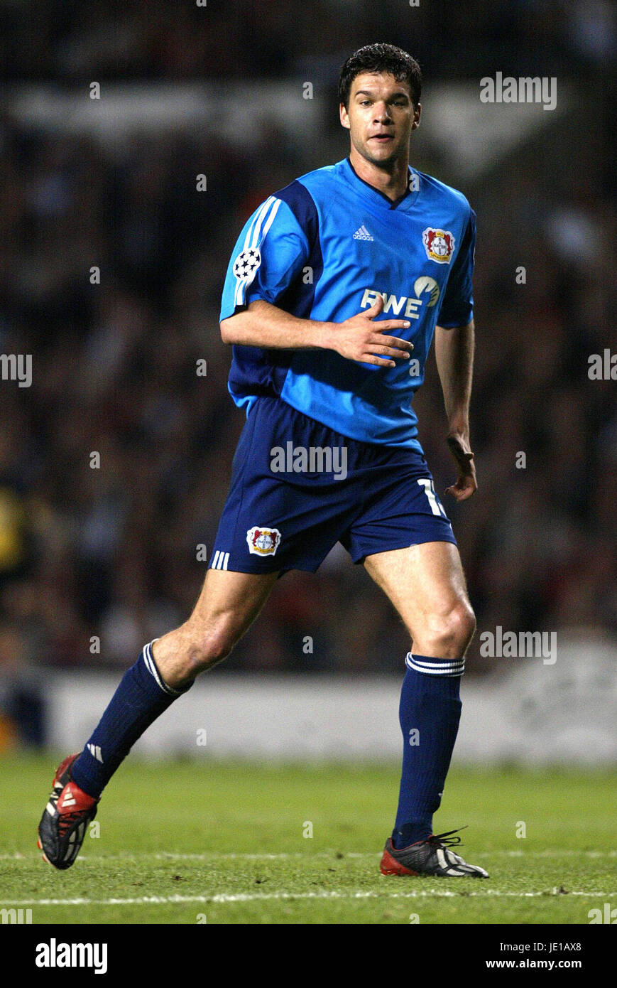 MICHAEL BALLACK BAYER 04 LEVERKUSEN OLD TRAFFORD MANCHESTER 24 April ...