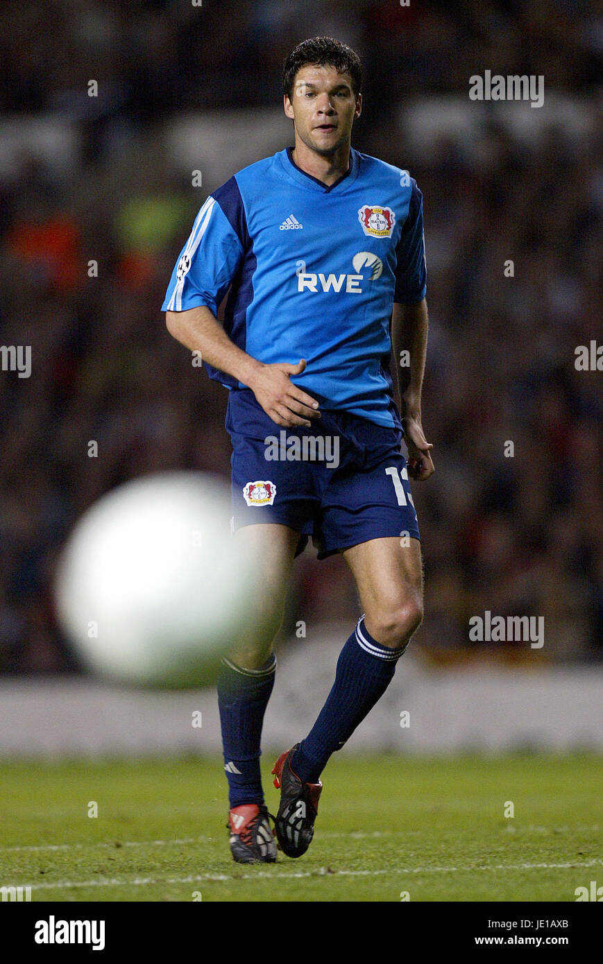 MICHAEL BALLACK BAYER 04 LEVERKUSEN OLD TRAFFORD MANCHESTER 24 April ...