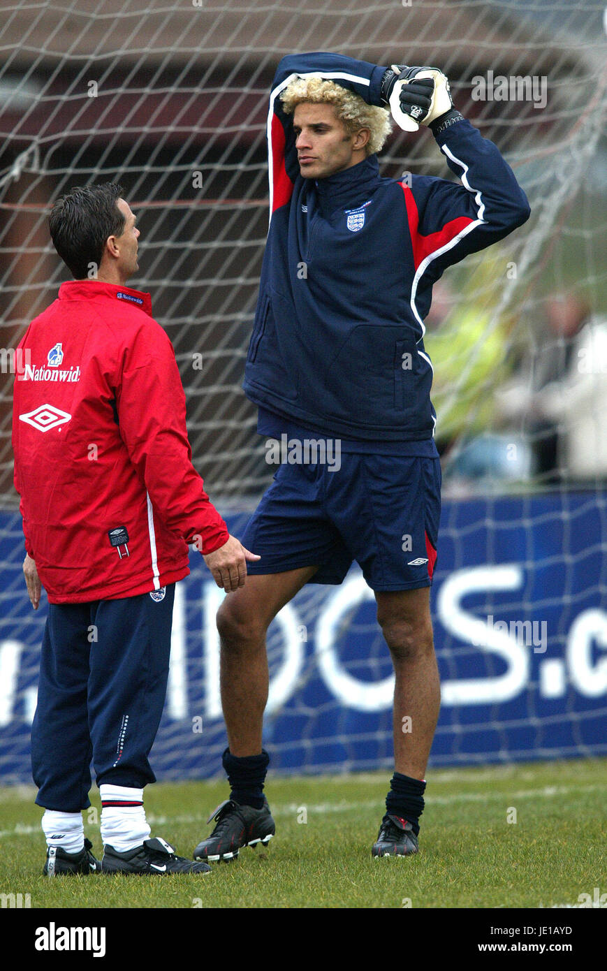 DAVID JAMES ENGLAND & WEST HAM UNITED LEEDS LEEDS 25 March 2002 Stock ...