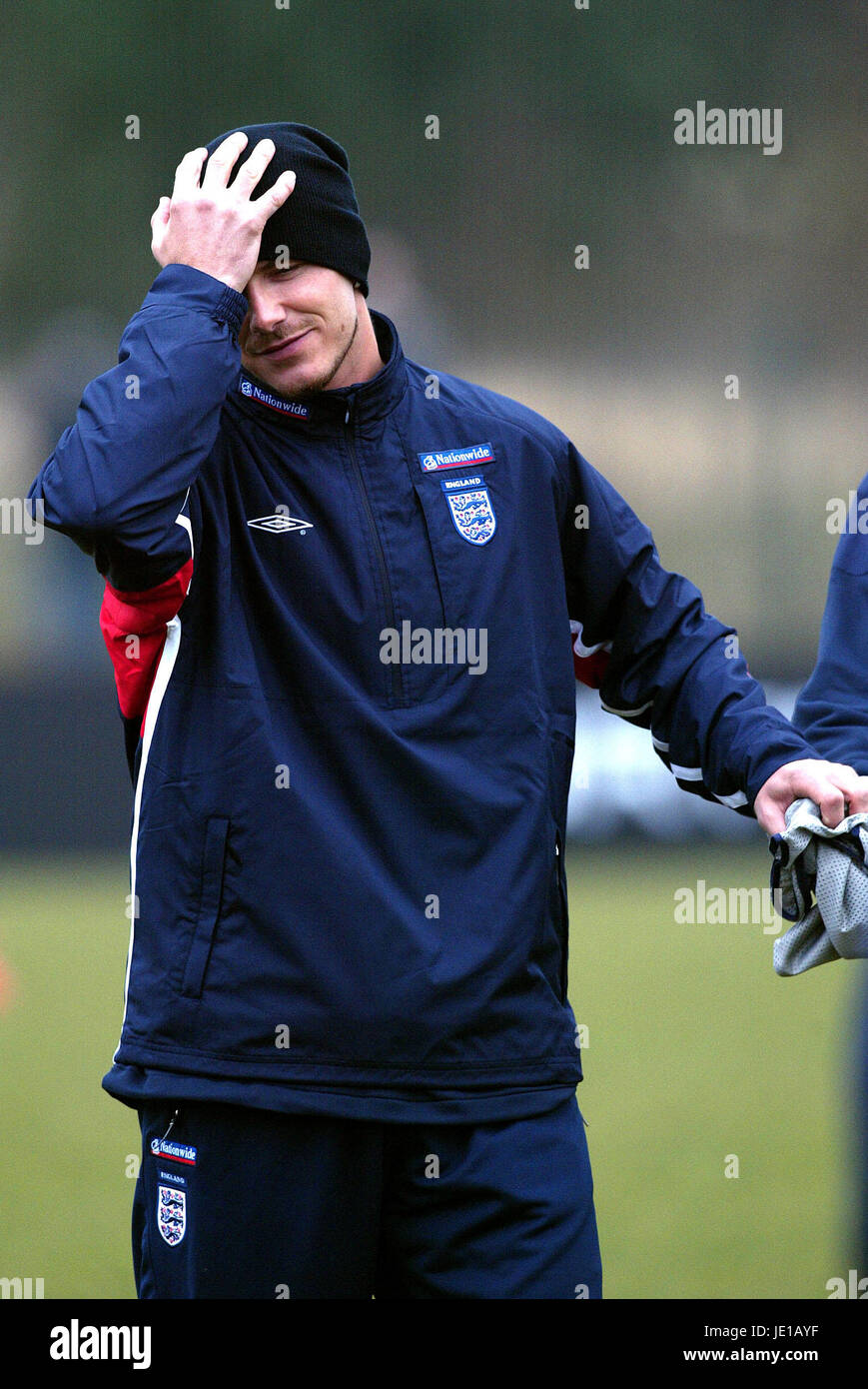 DAVID BECKHAM ENGLAND & MANCHESTER UNITED FC LEEDS LEEDS 25 March 2002 ...