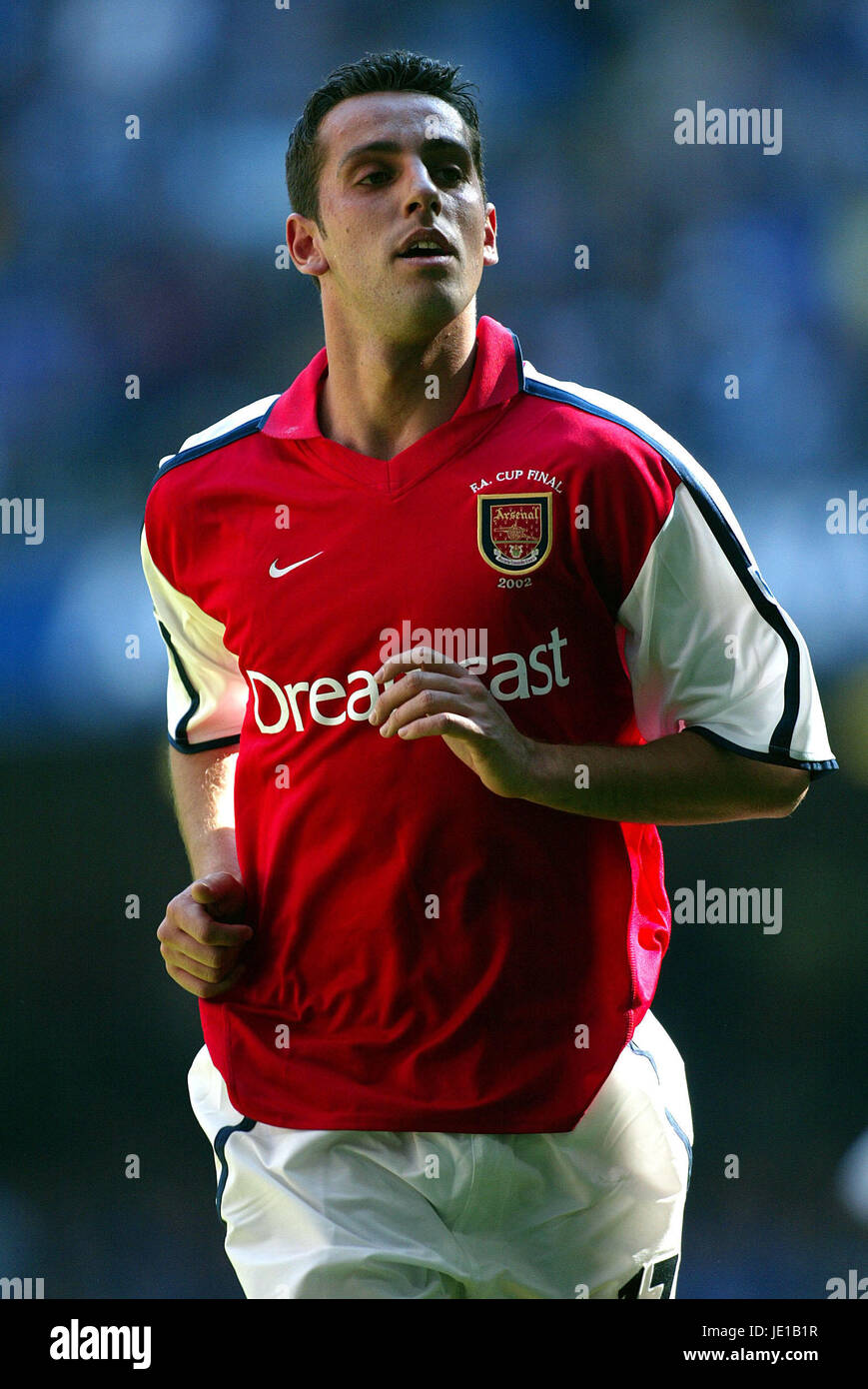 EDU ARSENAL FC MILLENNIUM STADIUM CARDIFF WALES 04 May 2002 Stock Photo ...