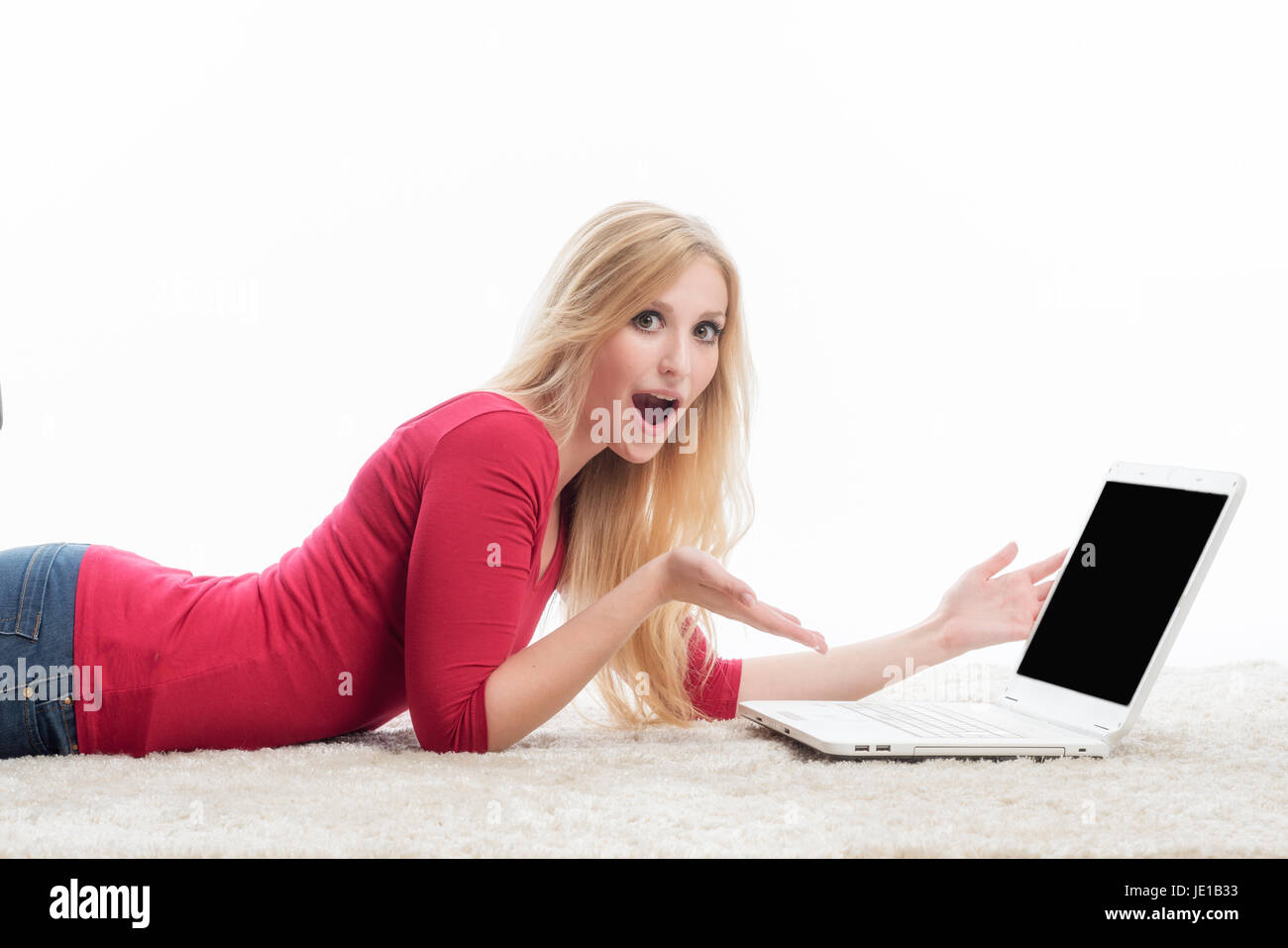 Chatroom woman hi-res stock photography and images - Alamy