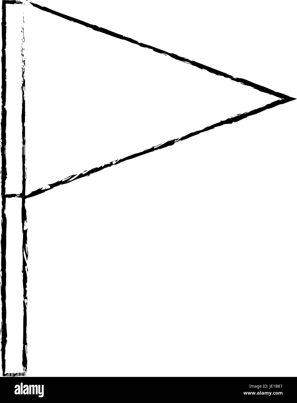 Waving united states flag vector Black and White Stock Photos & Images ...