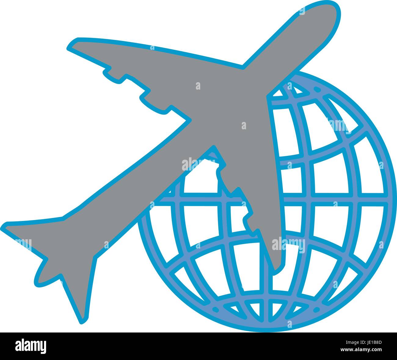 isolated big airplane icon vector illustration graphic design Stock ...