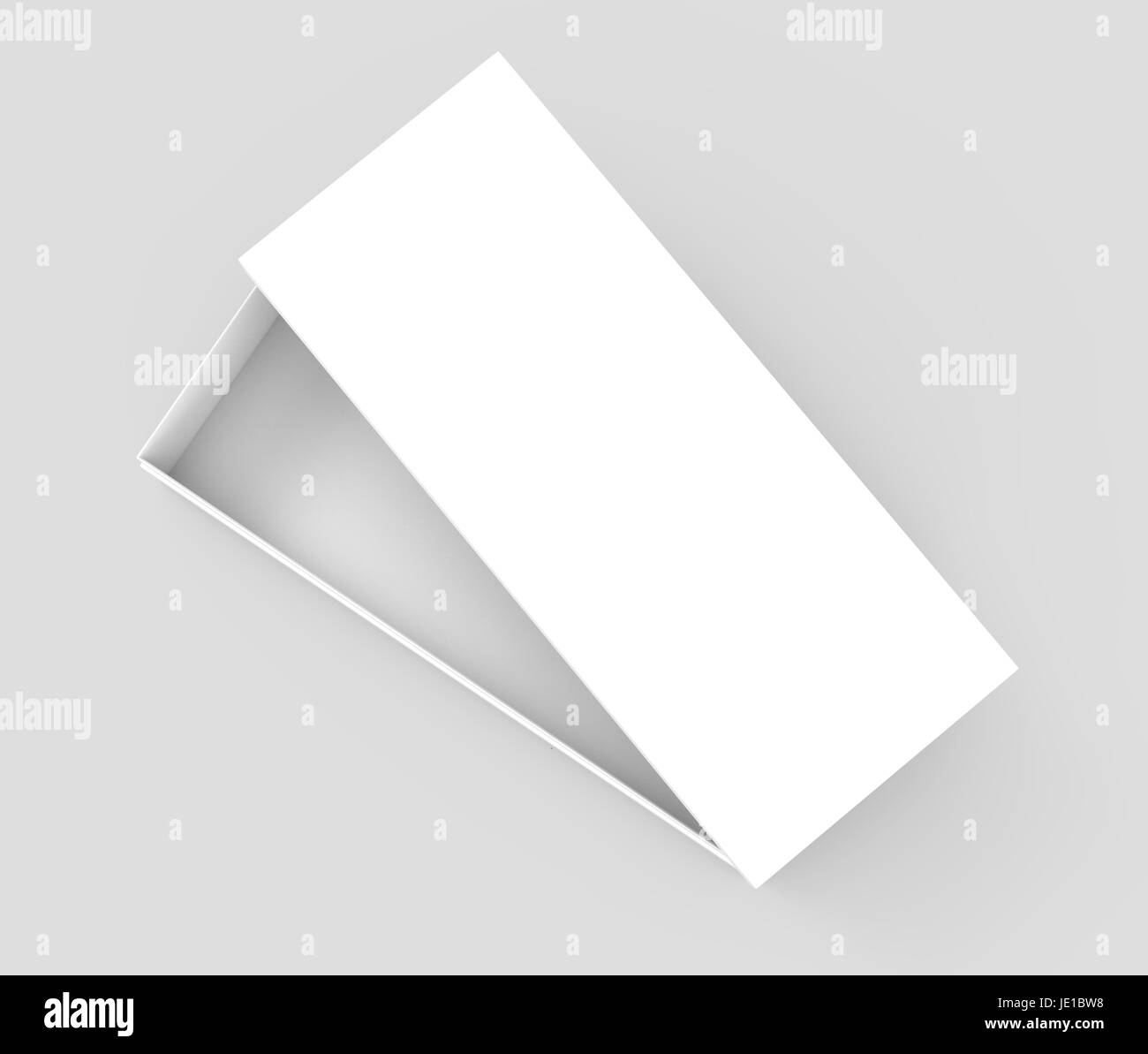right tilt white 3d rendering blank open rectangular box with box ... right tilt white 3d rendering blank open rectangular box with box ...