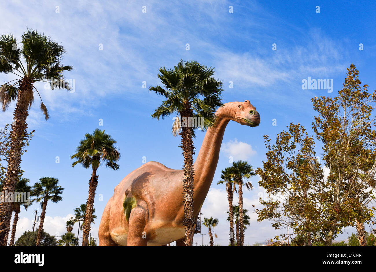 Large Dinosaurs on display at the Cabazon Dinosaur Museum in Cabazon ...