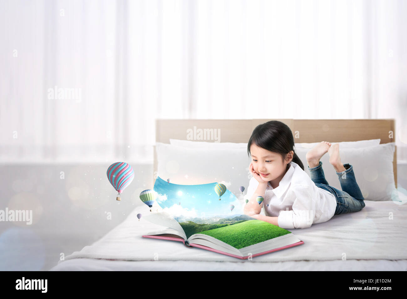 A dreaming child 019 Stock Photo - Alamy