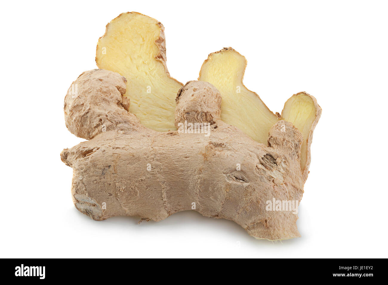 Ginger spice root isolated on white background Stock Photo - Alamy