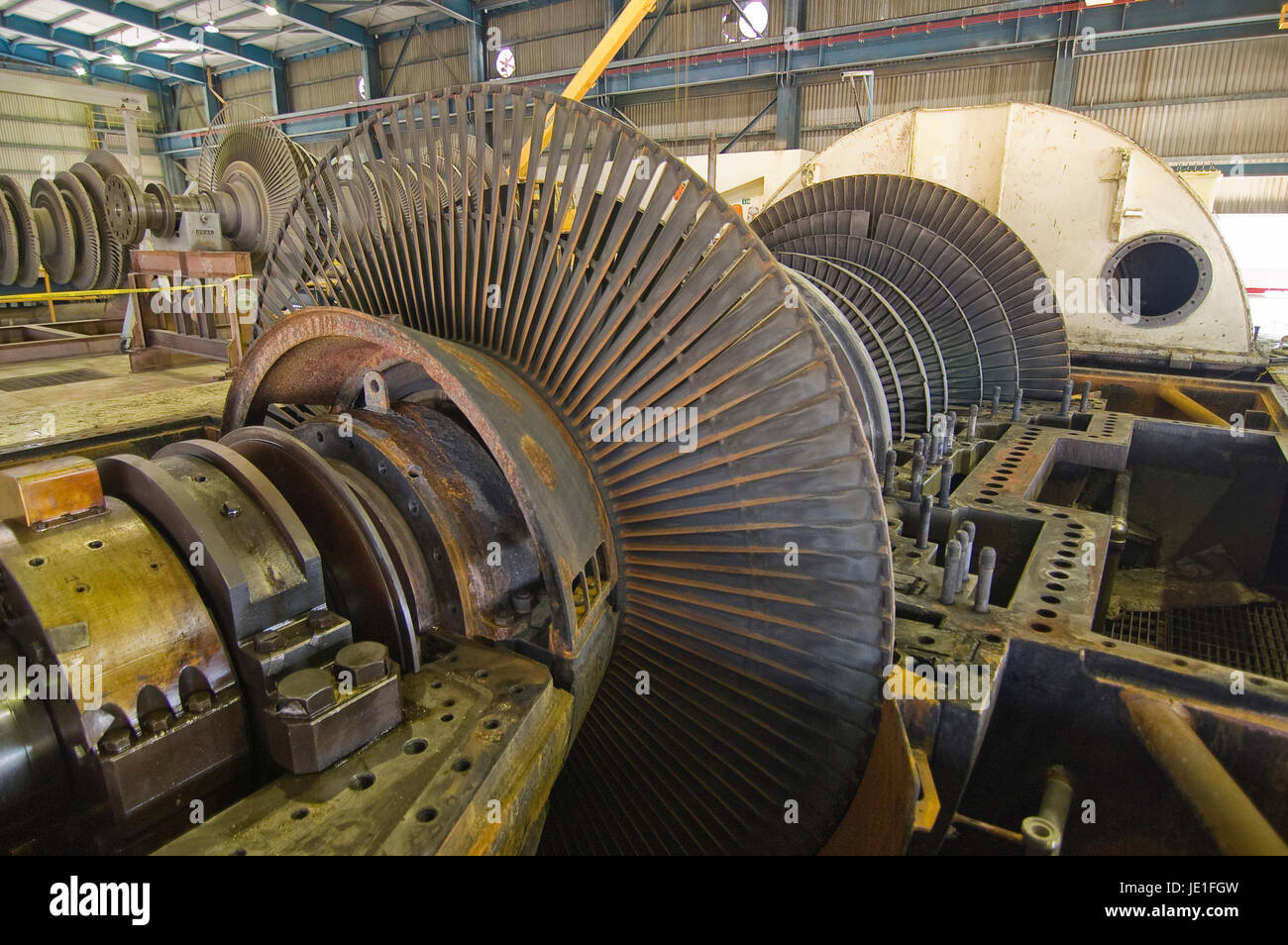 Turbine rotor inspection of 110 MW electric power generator geotermal ...