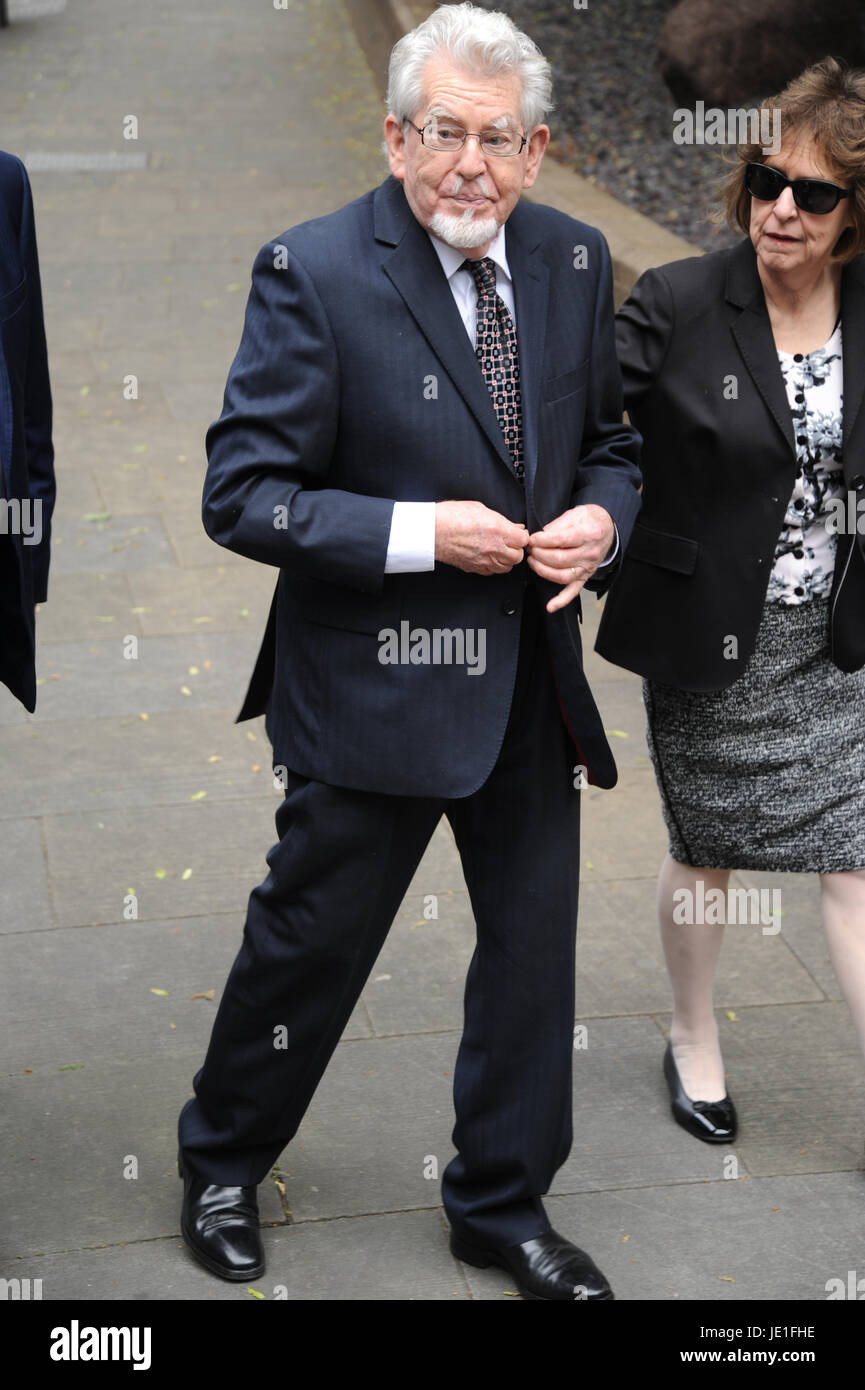 Rolf Harris arrives at Southwark Crown Court to continue his trial ...