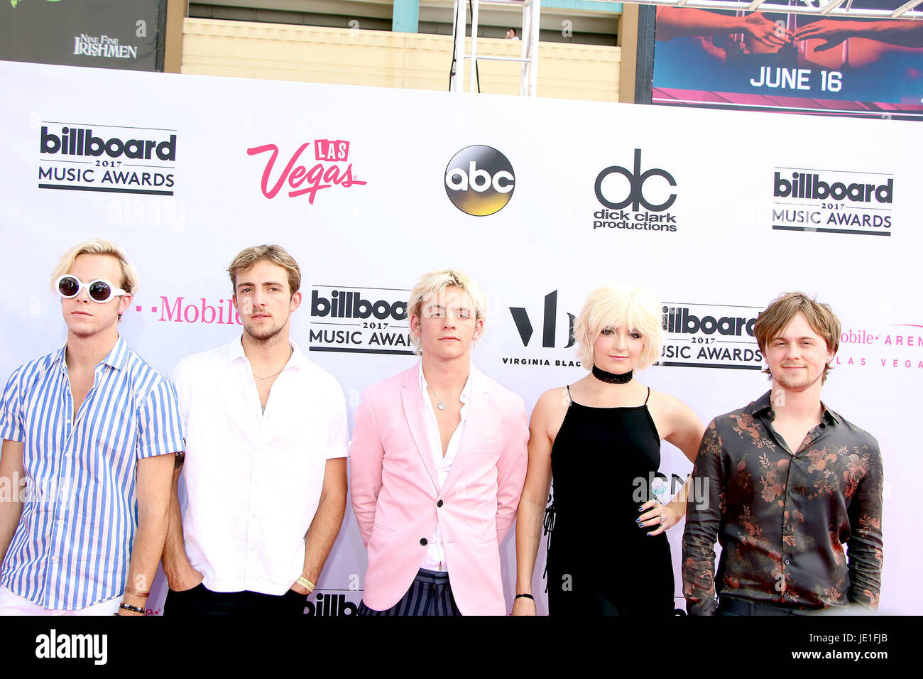 R5 attending the 2017 Billboard Music Awards at T-Mobile Arena in Las ...