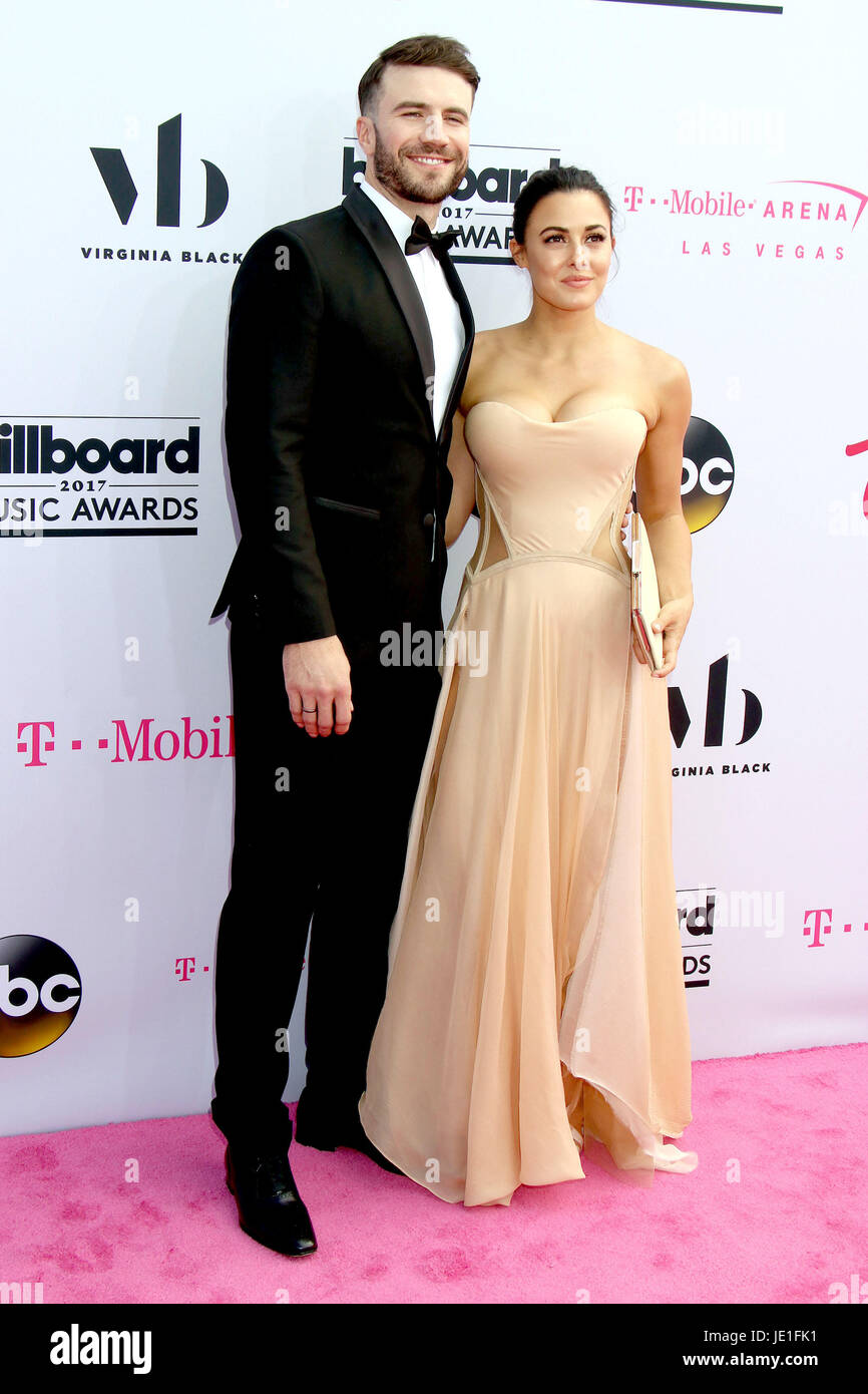 Sam Hunt and Hannah Lee Fowler Hunt attending the 2017 Billboard Music ...