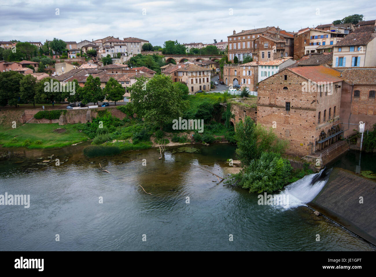 Gaillac, a historical French town on the river Tarn 25 km west of Albi ...