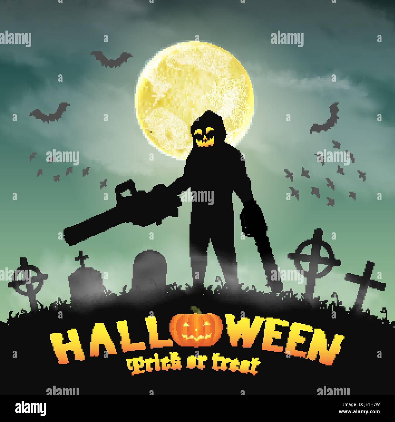 Chainsaw man horror Stock Vector Images - Alamy