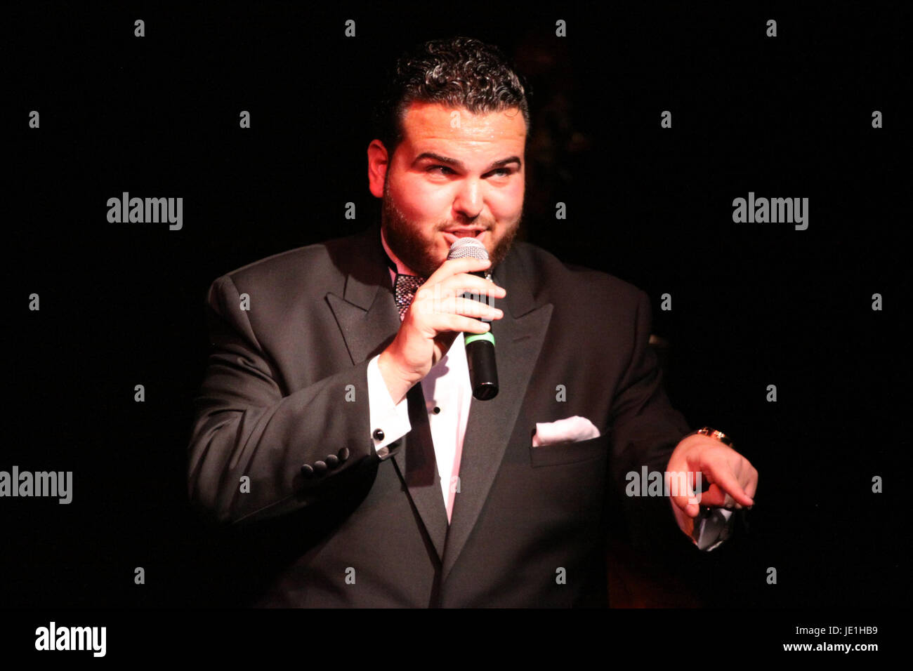 Sal Valentinetti, former 'America's Got Talent' contestant, performing ...
