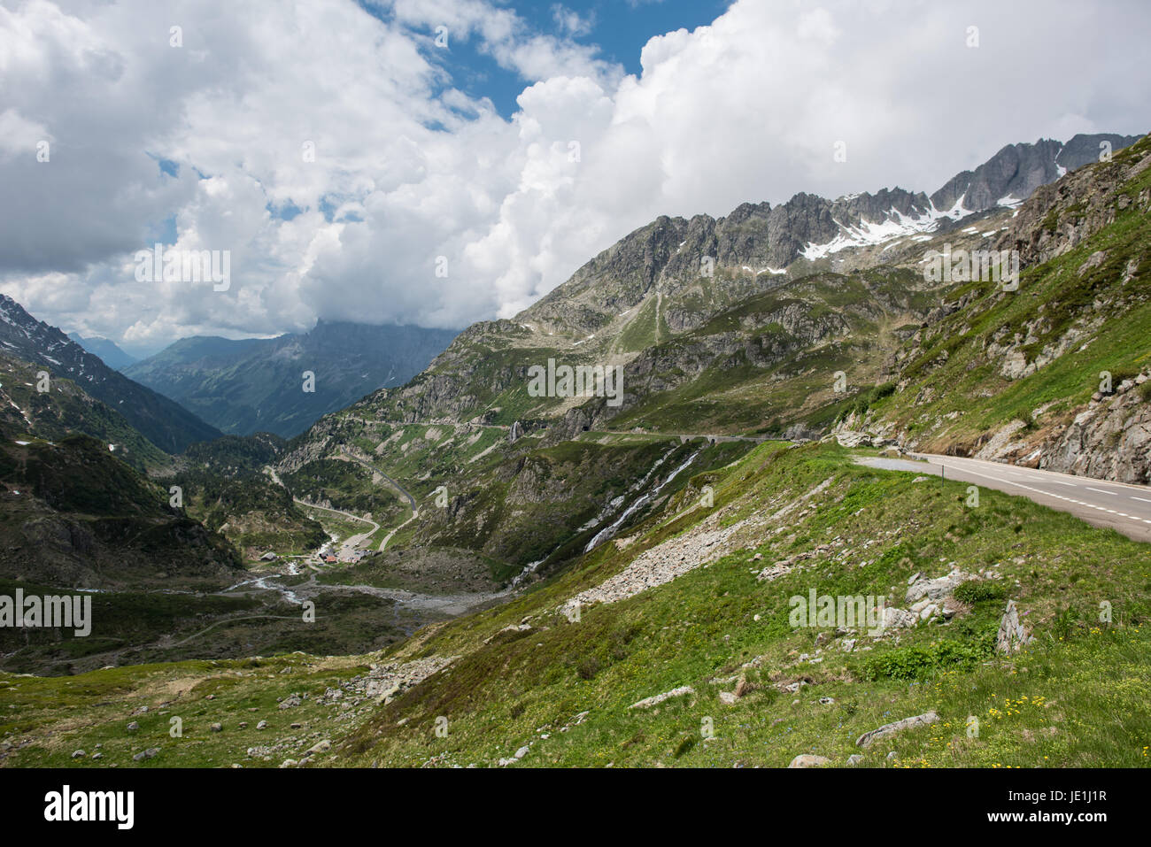 Sustenpass road hi-res stock photography and images - Alamy