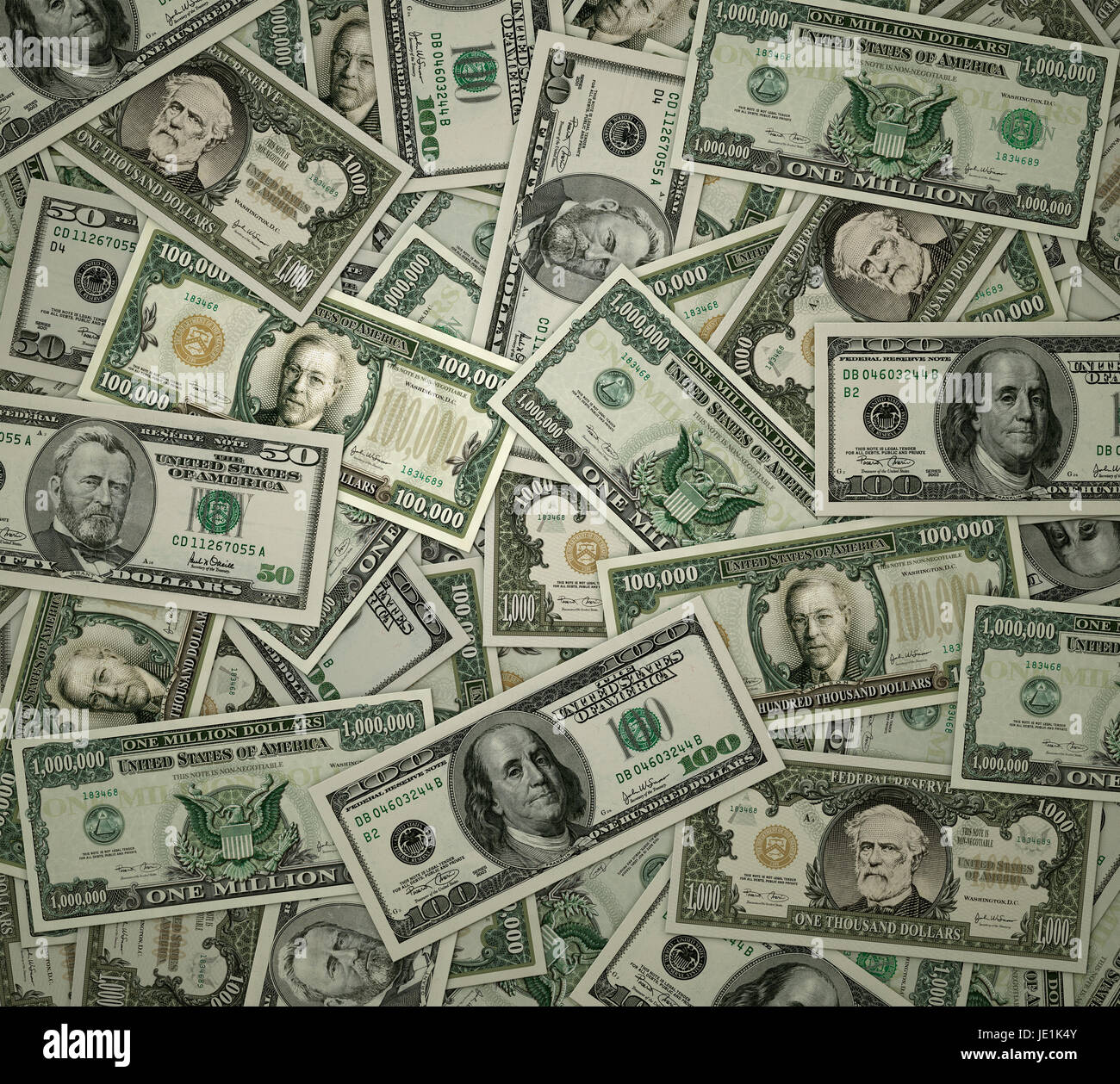 Photo-Illustration of large denomination U.S Currency. I illustrated ...