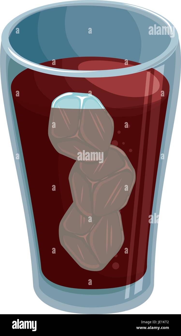 Glass coke sugar Stock Vector Images - Alamy