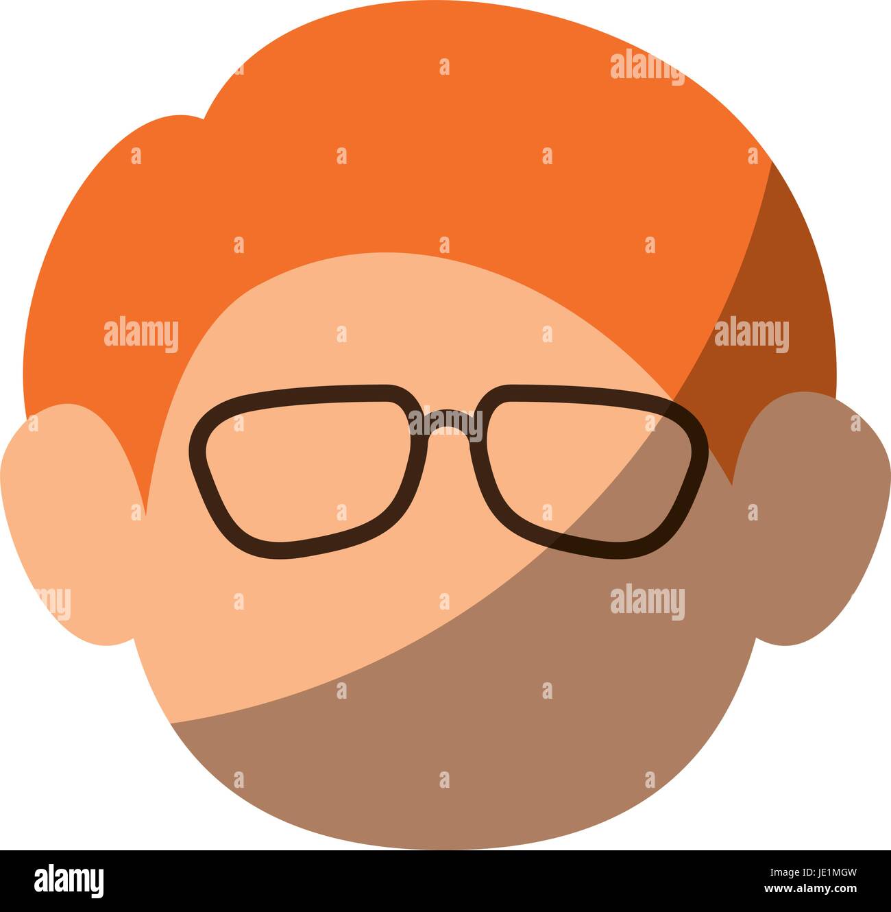 cute adult face icon vector illustration graphic design Stock Vector ...
