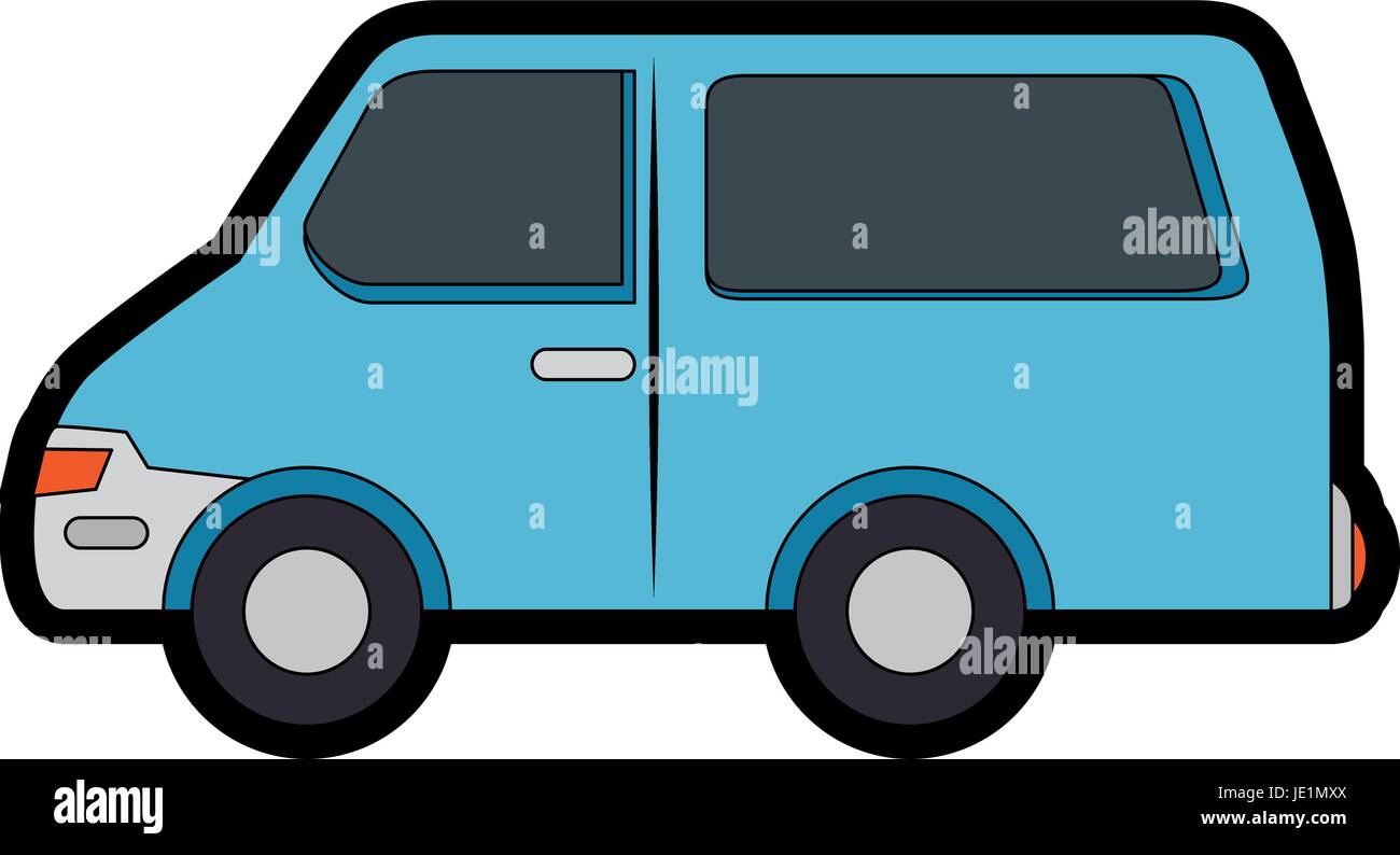 isolated van car Stock Vector Image & Art - Alamy