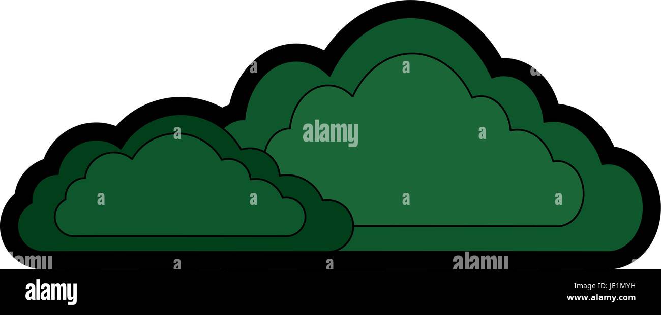Bush shadow Stock Vector Images - Alamy