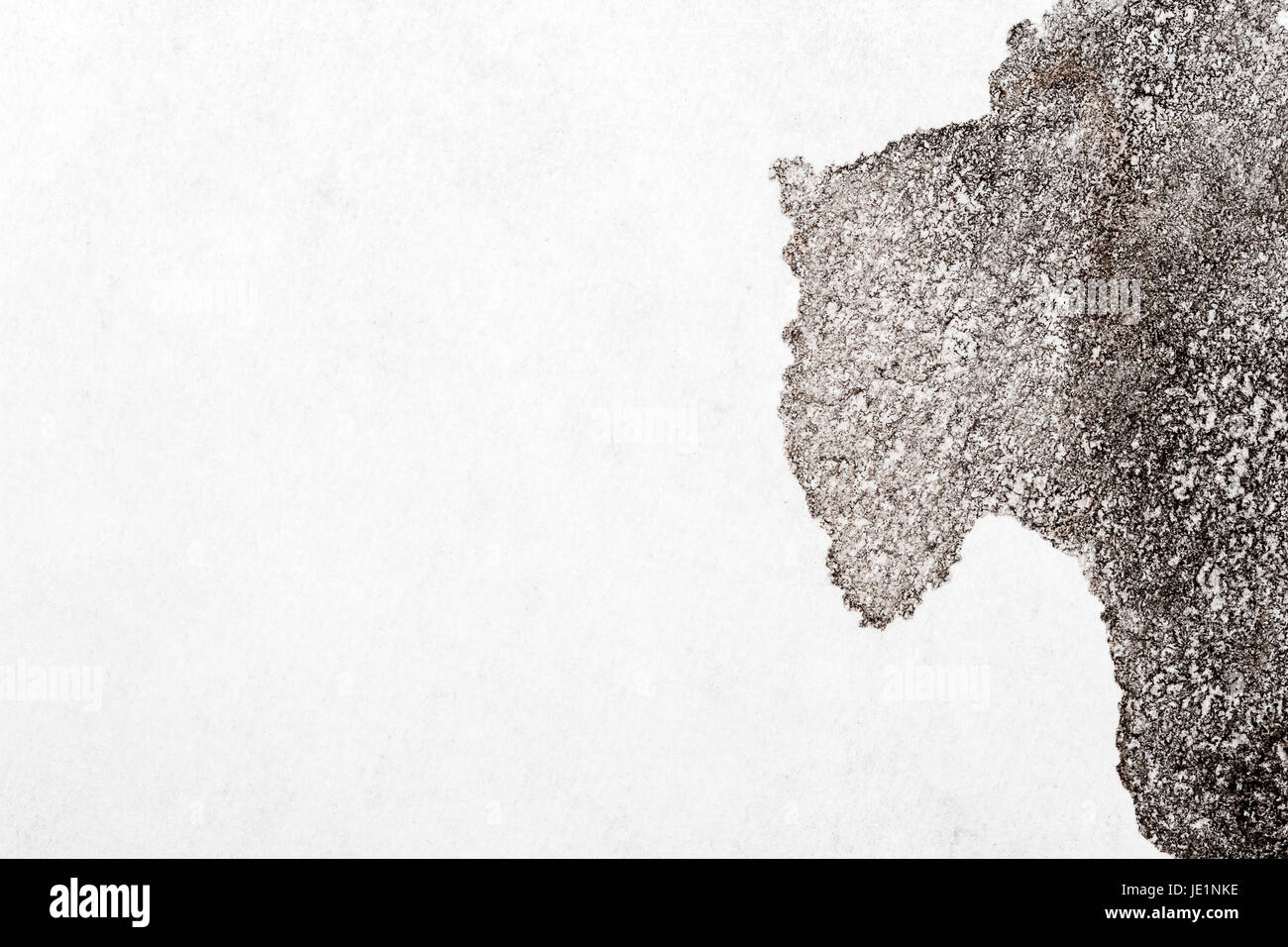 Abstract black hand painted watercolor texture. Abstract aquarelle ...