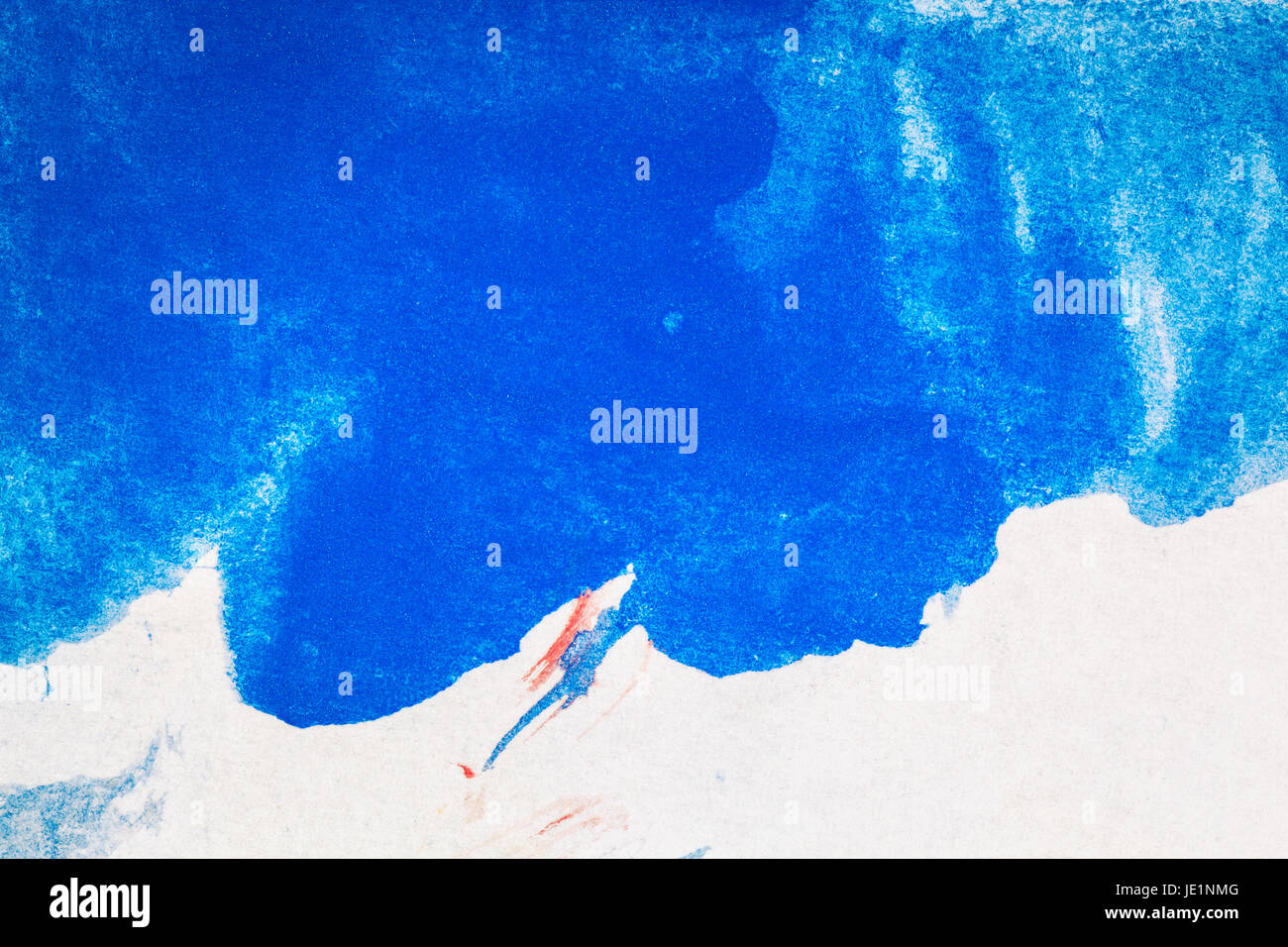 Abstract hand drawn blue watercolor paints background Stock Photo - Alamy