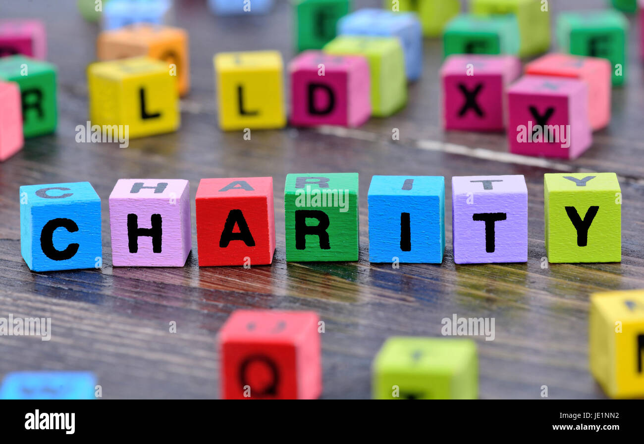 Charity word hi-res stock photography and images - Alamy