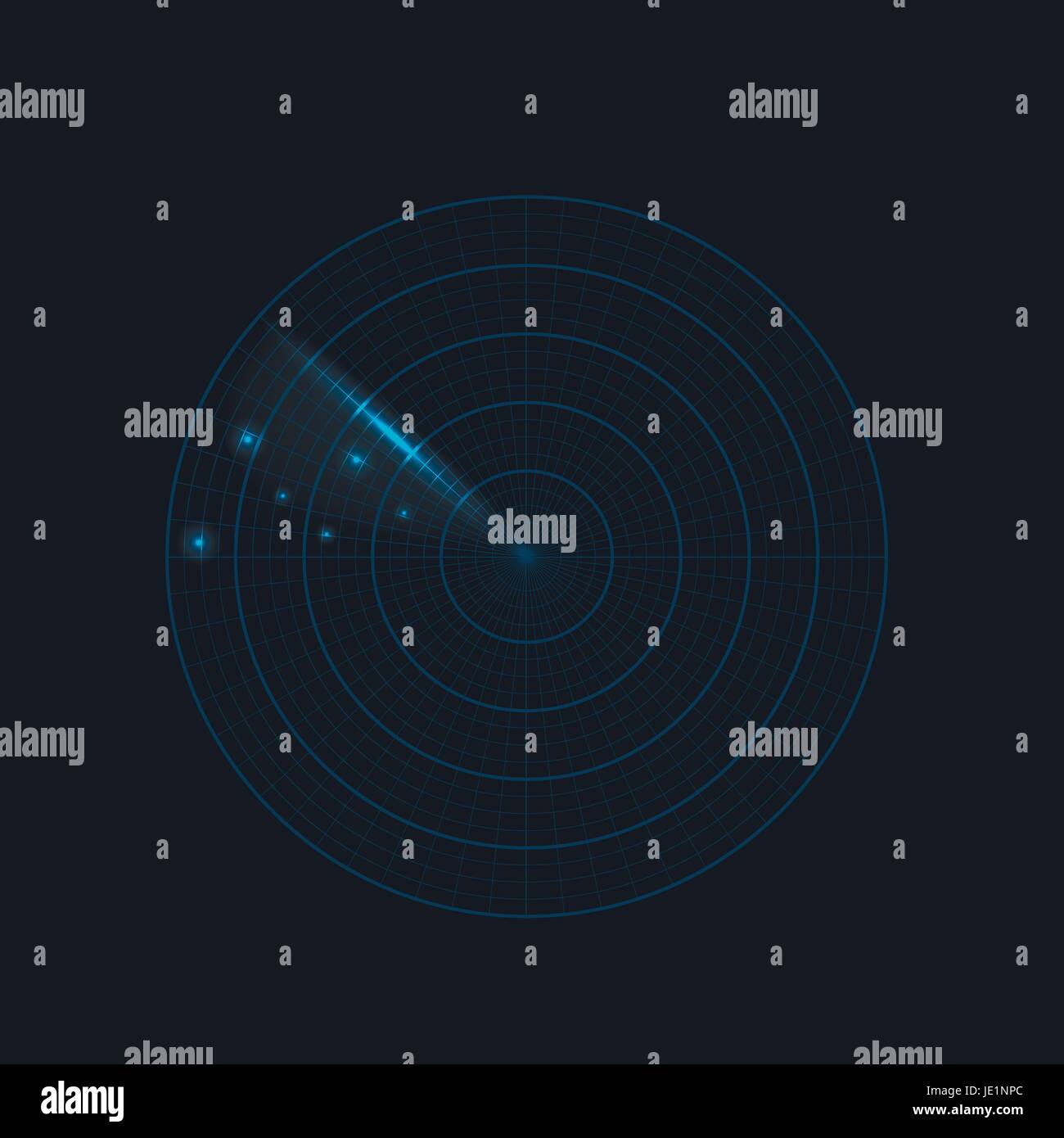 Realistic radar illustration Stock Vector Image & Art - Alamy