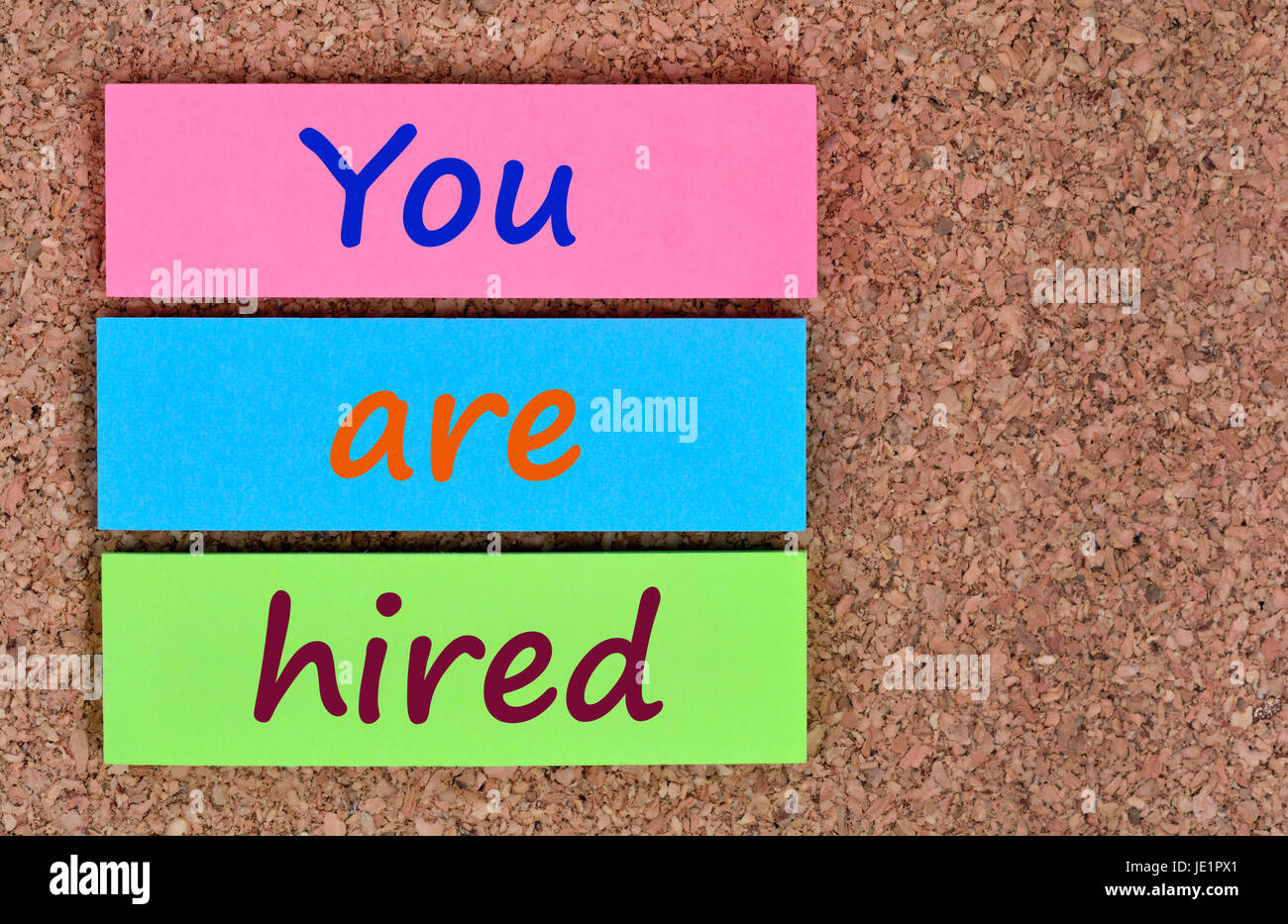 Hired word hi-res stock photography and images - Alamy