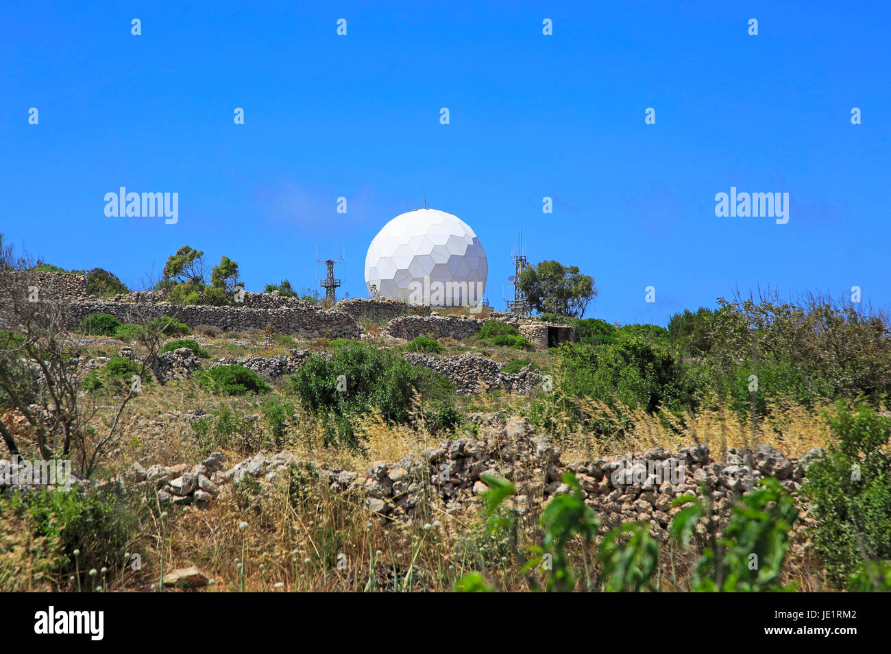 Air Traffic Services Had-Dingli Radar Station, Dingli, Malta Stock ...