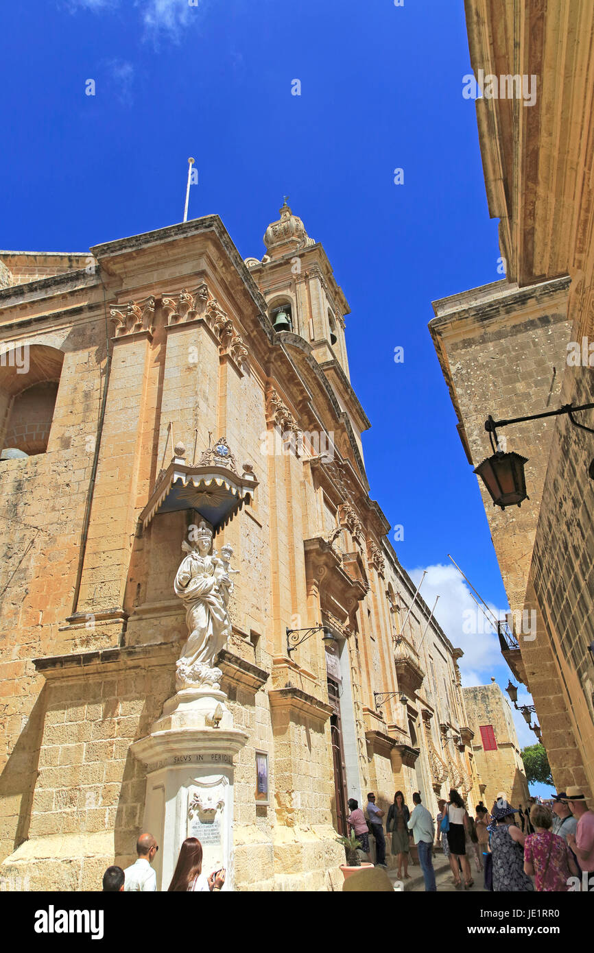 Madonna and baby Jesus Christ statue, Carmelite church and priory in ...