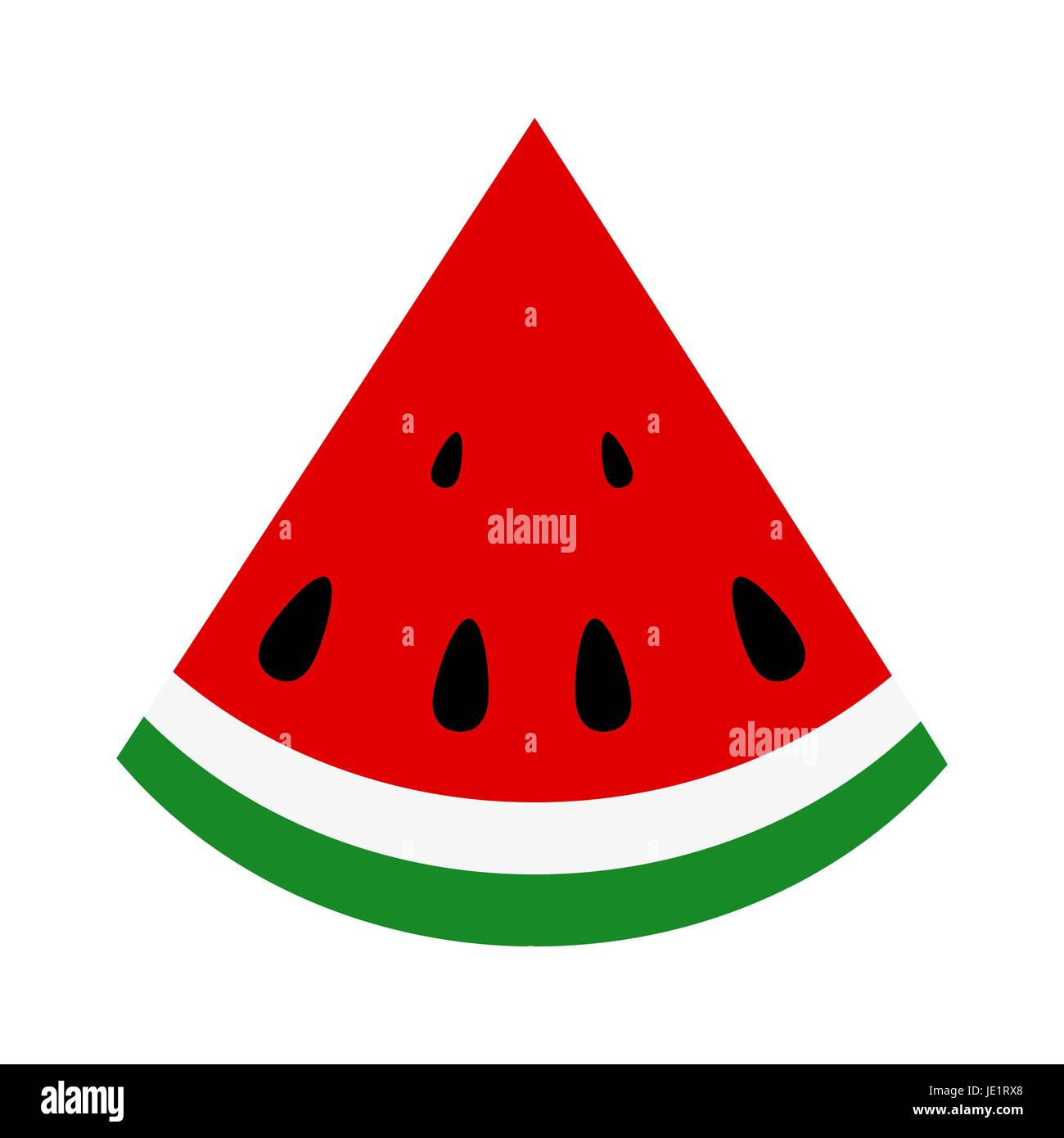 Watermelon slice clipart Stock Vector Images - Alamy