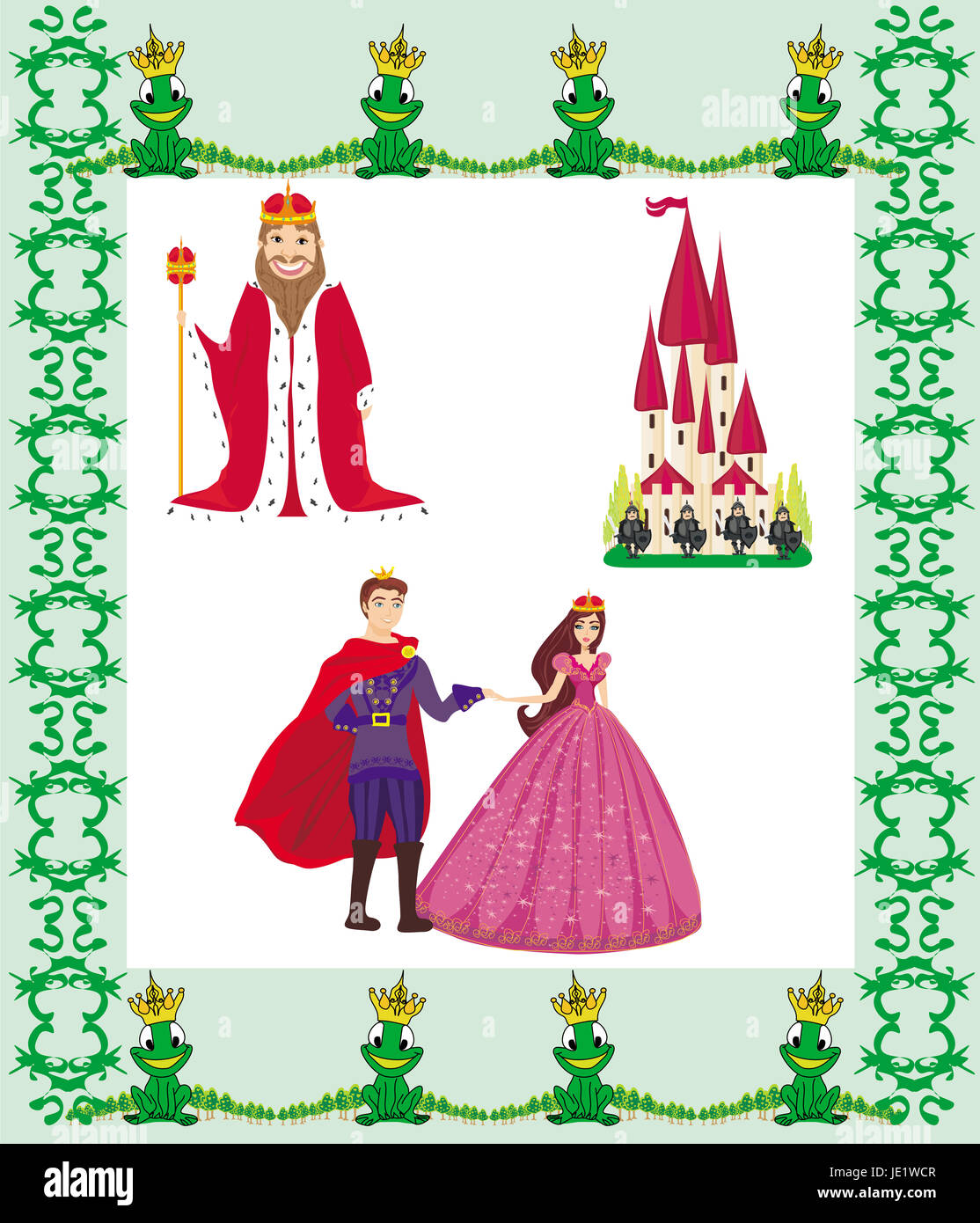 Princess design elements hi-res stock photography and images - Alamy