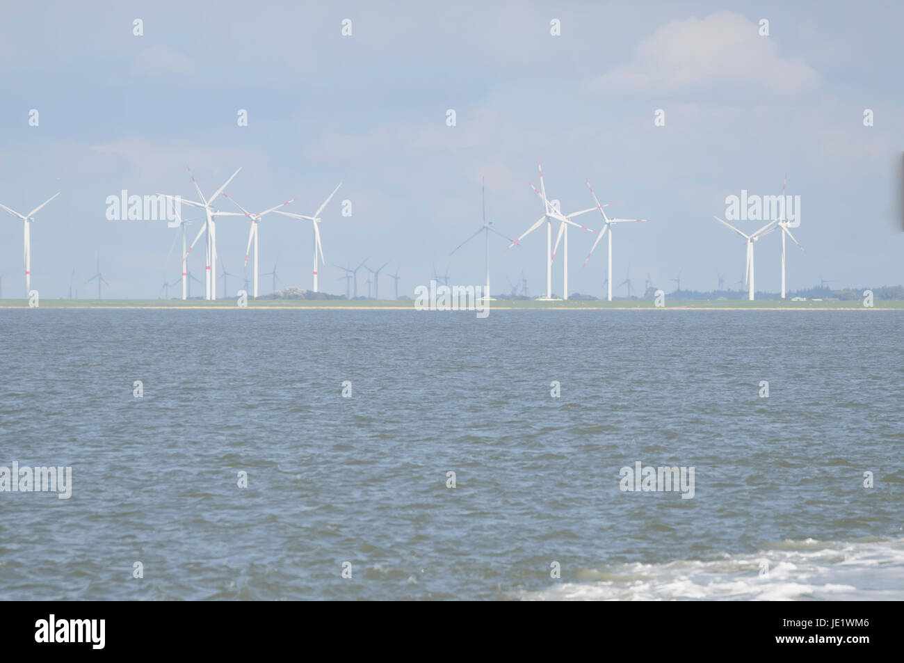 north sea wind turbines Stock Photo - Alamy