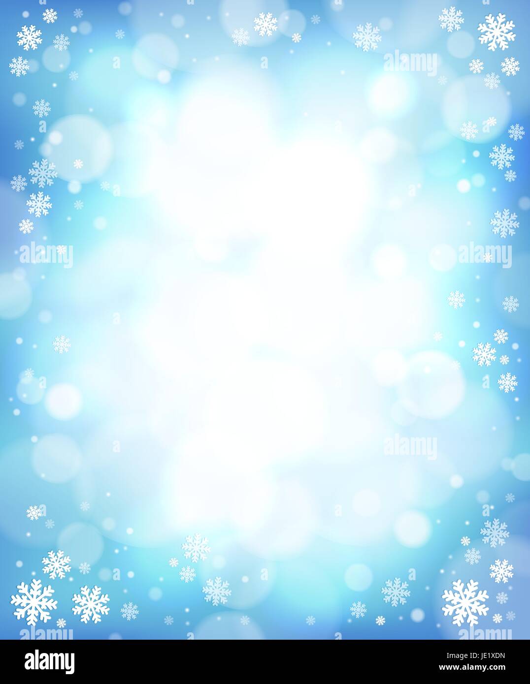 Winter theme background 4 - picture illustration Stock Photo - Alamy