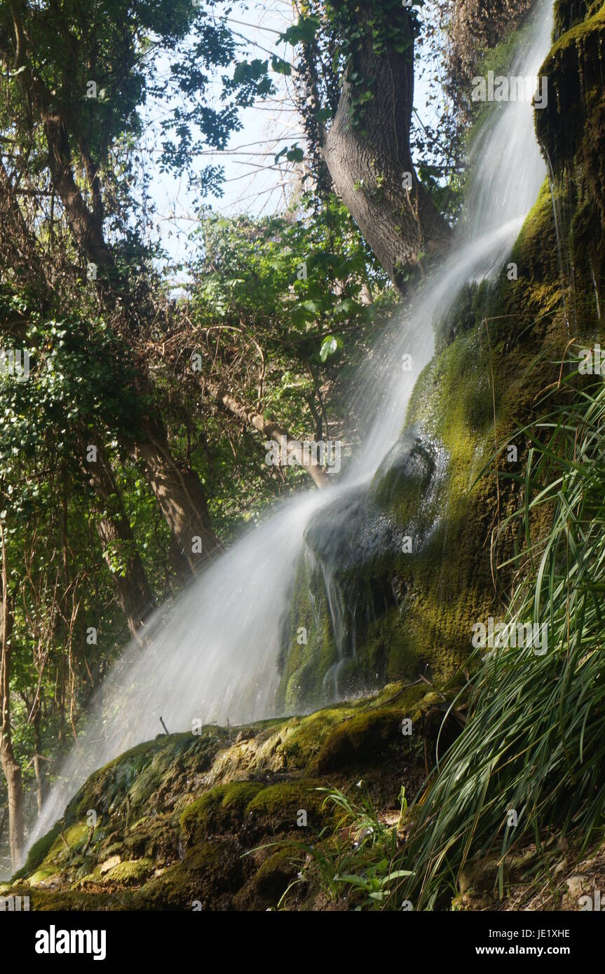 waterfall sa granja,mallorca Stock Photo - Alamy