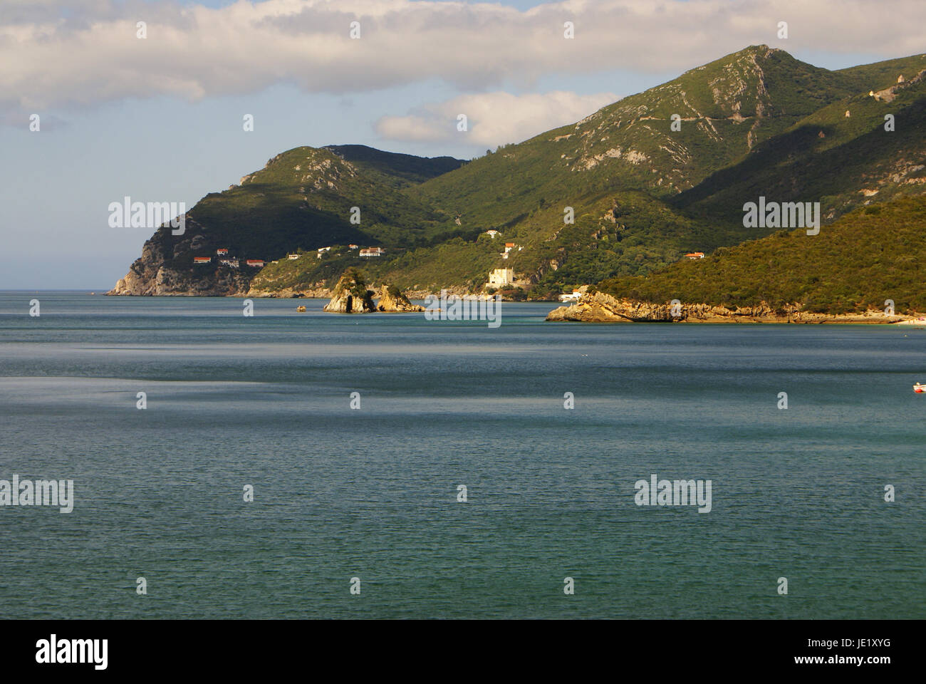 beach bay in Portinho da Arrabida, Portugal Stock Photo - Alamy