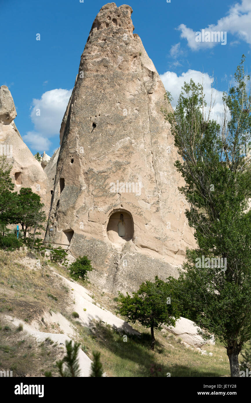 view of Uchisar castle in Cappadocia Stock Photo - Alamy